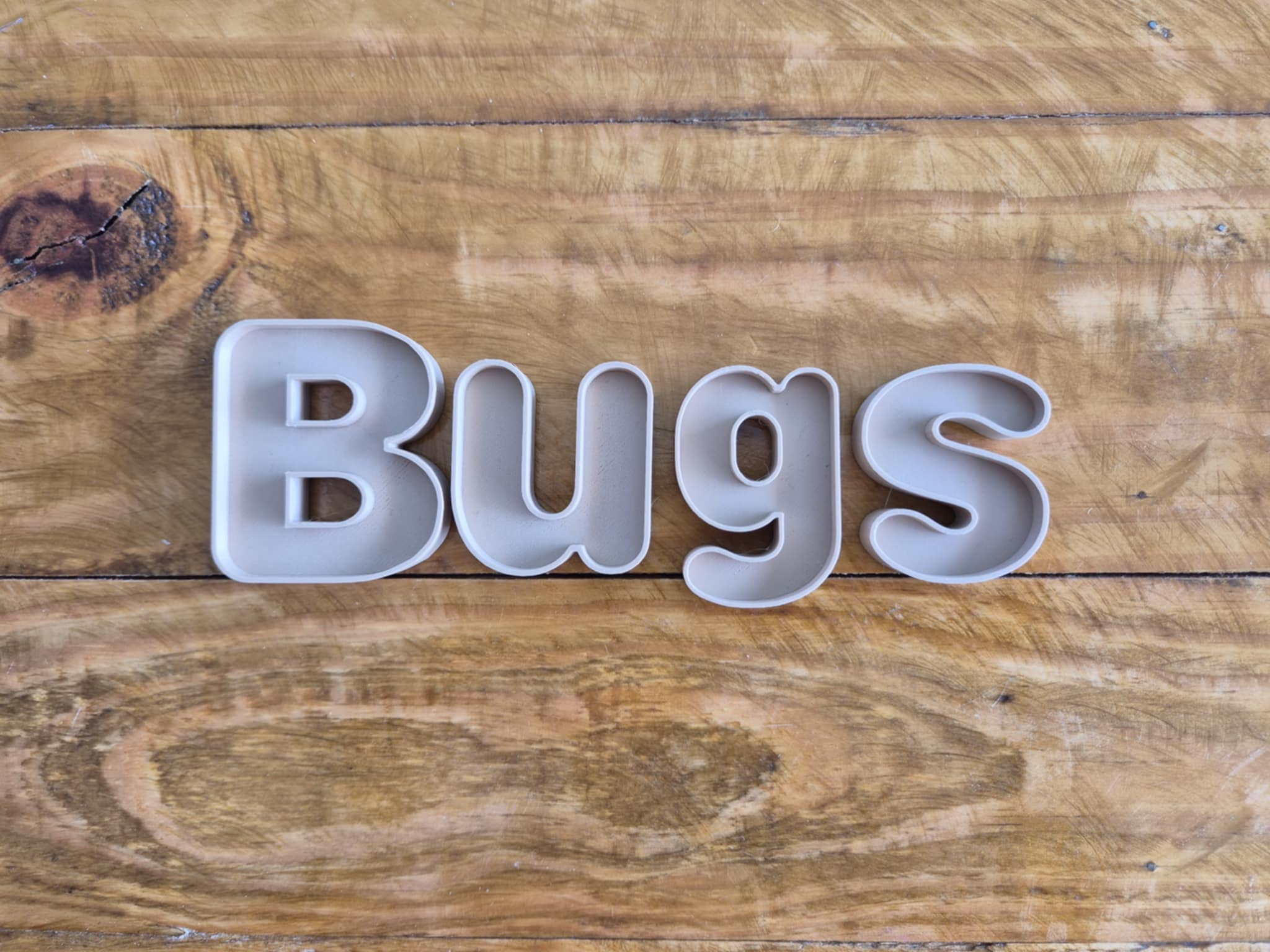 BUGS Sensory Letters | Wild Imaginations 3D