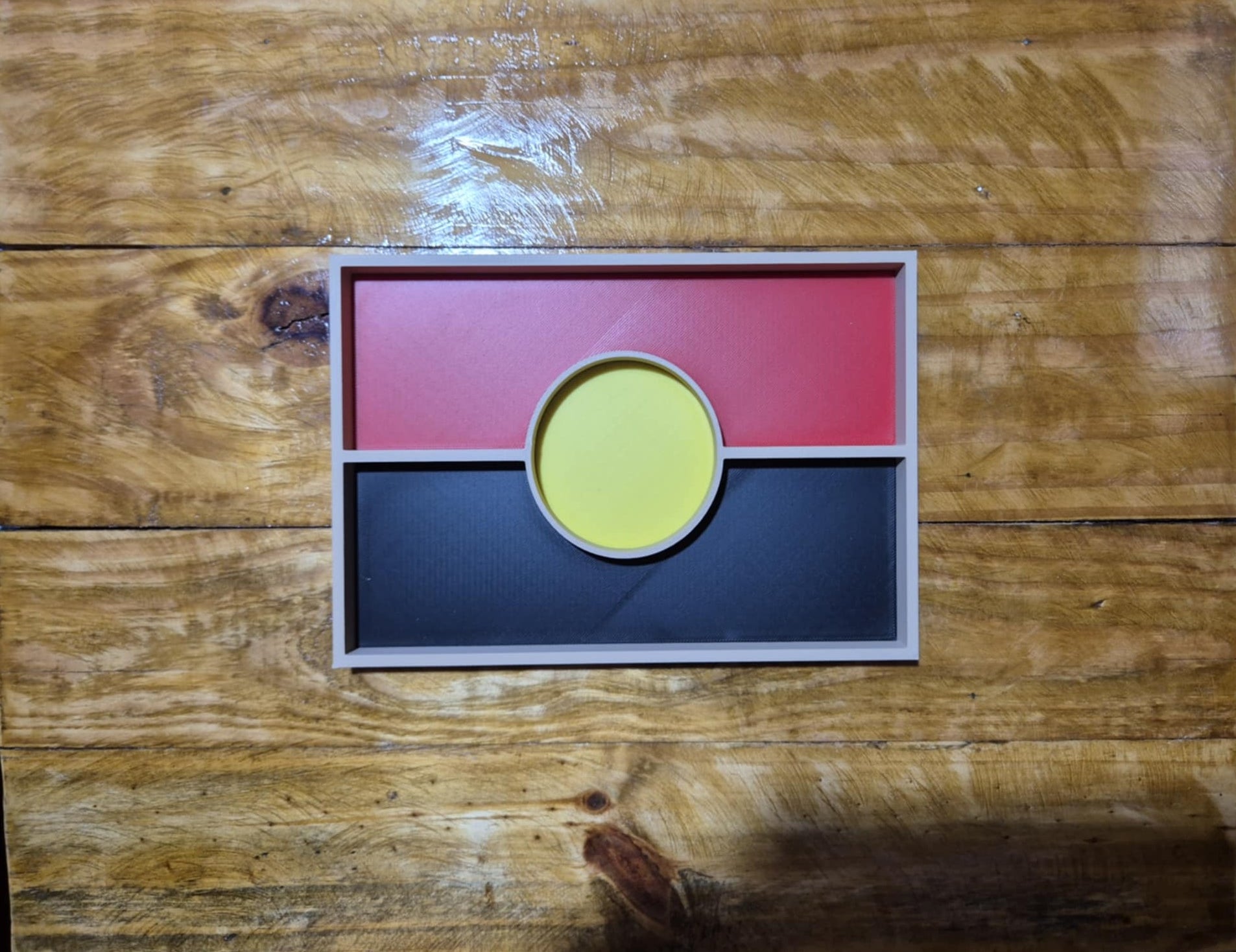 Aboriginal Flag Sensory Tray | Wild Imaginations 3D