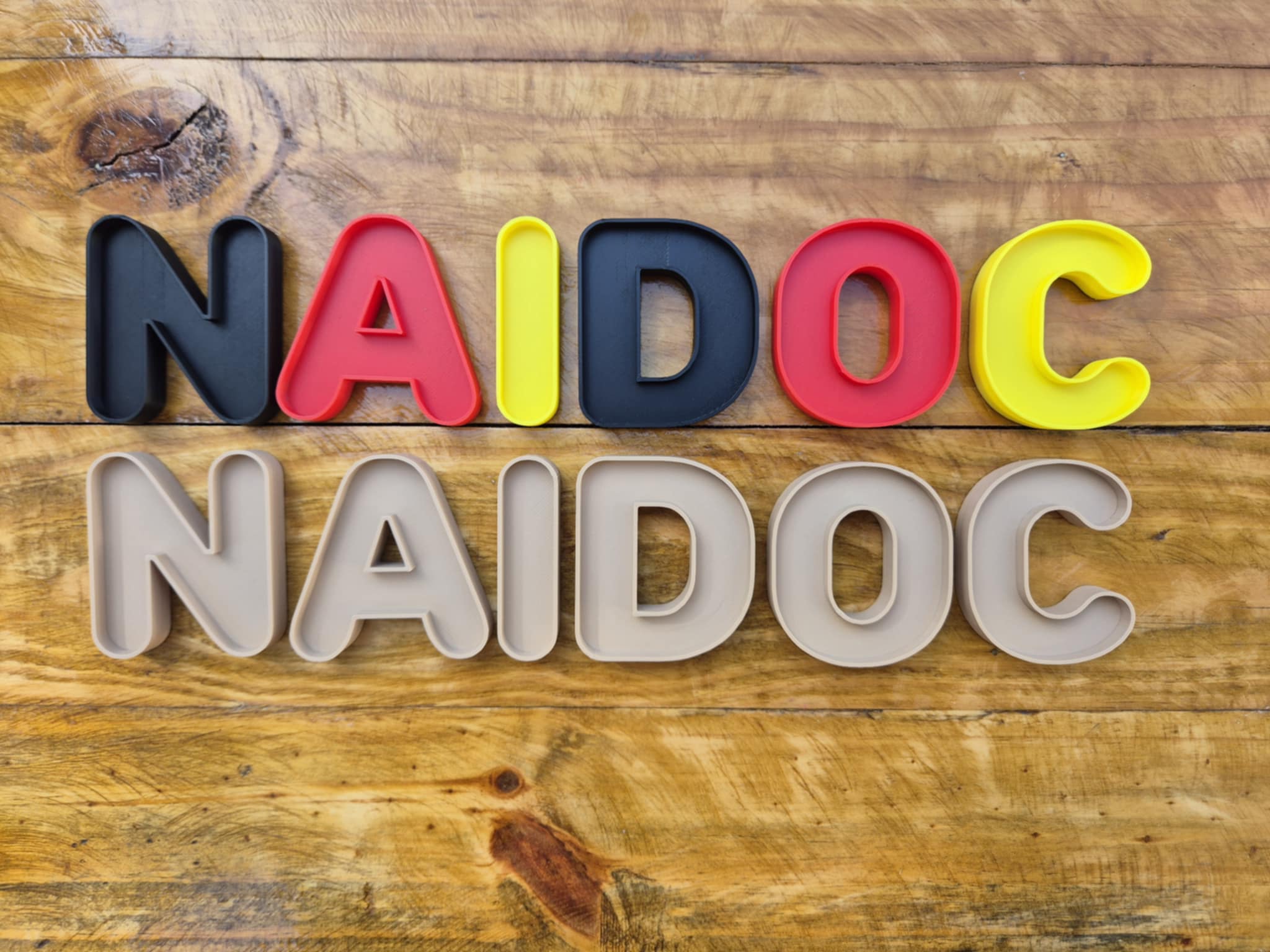 NAIDOC Sensory Letters | Wild Imaginations 3D